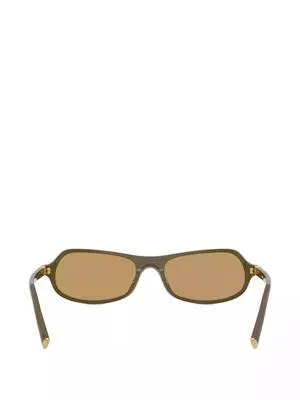 Miu Miu Geometric Logo Sunglasses