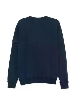 MC2 SAINT BARTH Crew-neck Pocket Sweater - Blue