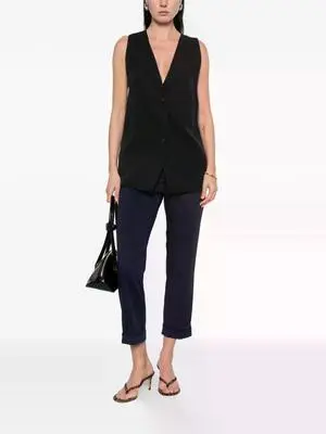 TELERIA ZED Alessia Cuffed Trousers - Blue
