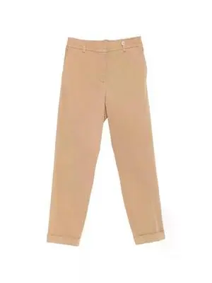 TELERIA ZED Alessia Cuffed Trousers - Brown
