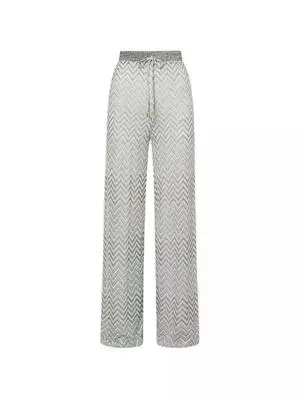 Liu Jo Drawstring Trousers - Silver