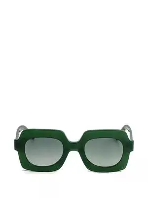 KALEOS Beaumier Oversized Sunglasses - Green