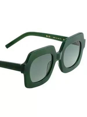 KALEOS Beaumier Oversized Sunglasses - Green
