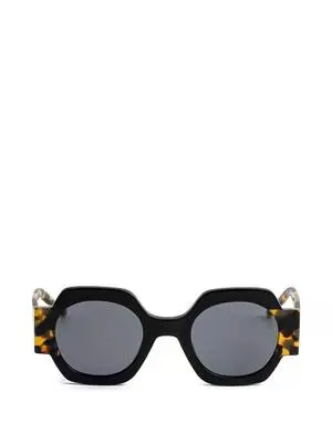 KALEOS Cabana Geometric Sunglasses - Black
