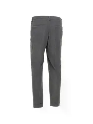 DEVORE INCIPIT Pleated Cuffed Wool Trousers