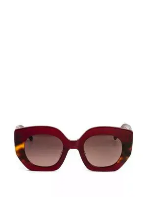 KALEOS Alexander Geometric Sunglasses - Red
