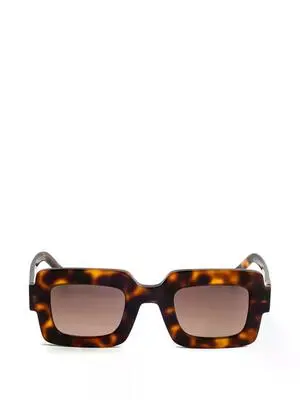 KALEOS Nelson Square Frame Sunglasses - Brown