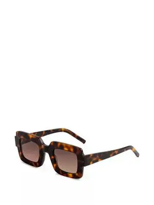 KALEOS Nelson Square Frame Sunglasses - Brown