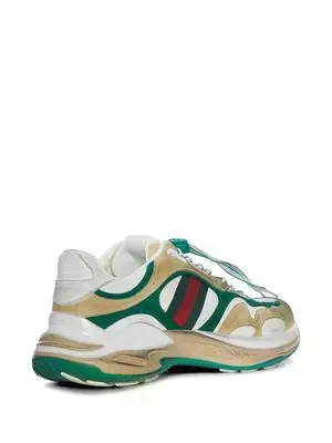 Gucci Panelled Lace-up Sneakers