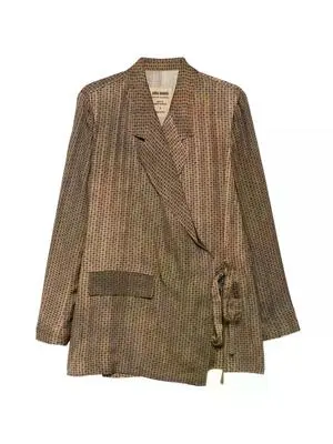 UMA WANG Khloè Geometric-pattern Jacket