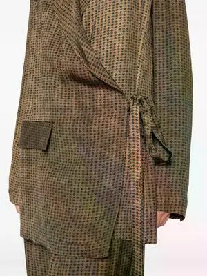 UMA WANG Khloè Geometric-pattern Jacket