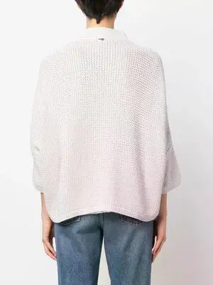 Herno High-neck Knitted Cardigan