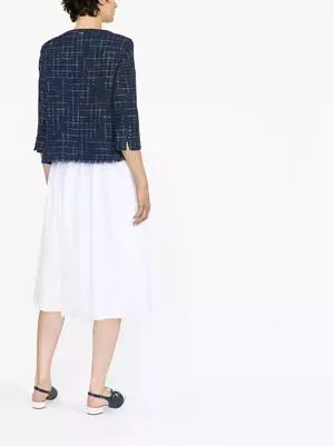 Herno Zip-up Tweed Jacket