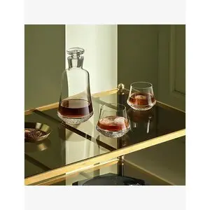 NUDE Paris Crystal Glass Whiskey Bottle