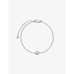 Monica Vinader Sterling Initial Pendant Bracelet - Silver