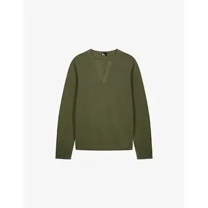 The Kooples Cotton-knit Sweatshirt With Brand Embroidery