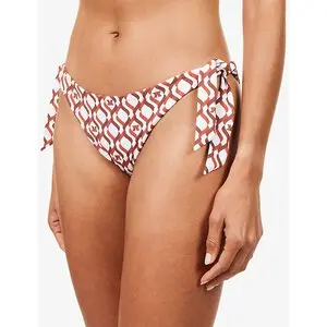 Max Mara Printed Triangle Bikini Top