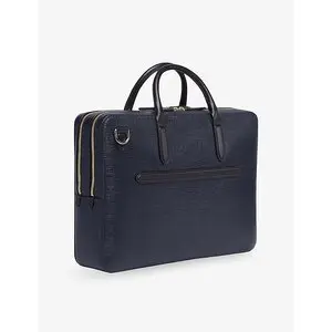 Smythson Panama Large Leather Briefcase