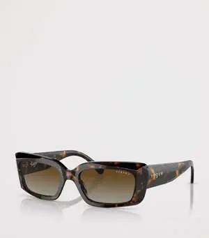 VOGUE Acetate Pillow Sunglasses - Brown