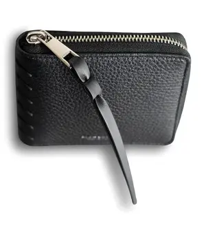 ALAN SCOTT Deerskin Wallet - Black