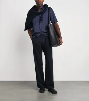 Sandro Jacquard Cross Short-sleeve Shirt