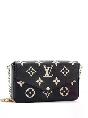 LOUIS VUITTON Felicie Pochette Bag - Black