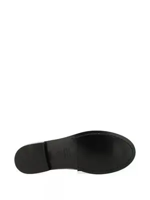 STUART WEITZMAN Lottie Two-tone Loafers - Black