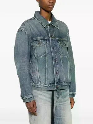 Balenciaga Asymmetrical Denim Jacket