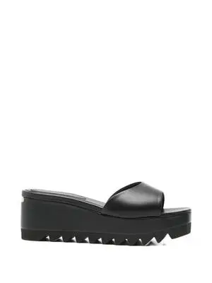 Stella McCartney Square-toe Platform Sandals - Black