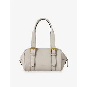 Mulberry Small Leather Boston Grab Bag - Chalk