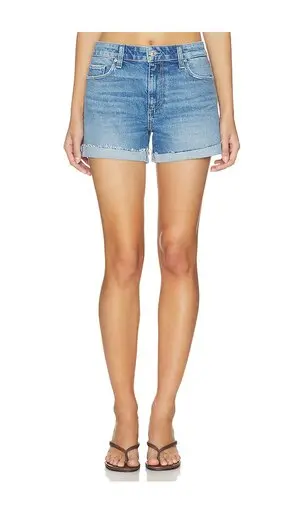 Paige Dylan Short Undone Cuff Denim Shorts