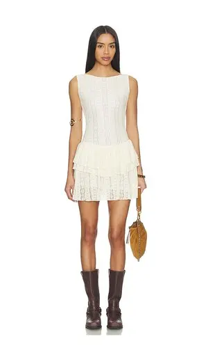 MORE TO COME Eden Mini Dress - Cream