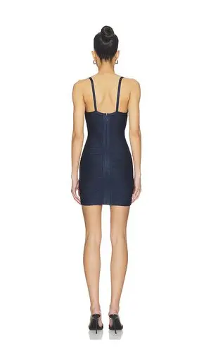 Herve Leger The Lurex Romy Mini Dress