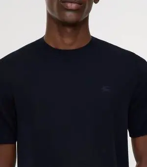 Burberry Cashmere T-shirt - Navy