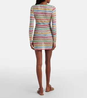 Missoni Zigzag Lamé Minidress