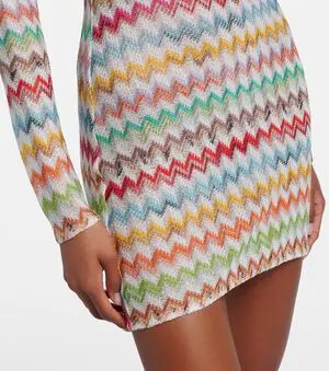 Missoni Zigzag Lamé Minidress
