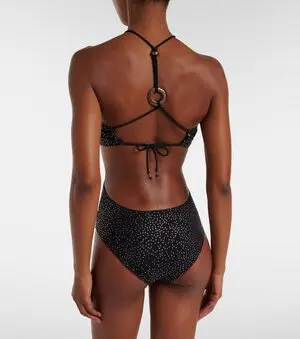 Isabel Marant Étoile Idoya Polka-dot Cutout Swimsuit