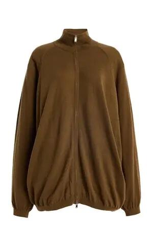 THE FRANKIE SHOP Baxe Knit Wool-blend Track Jacket