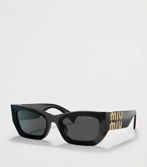 Miu Miu Acetate Rectangle Sunglasses