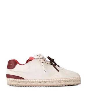 Kurt Geiger Canvas Espadrille Sneakers - White