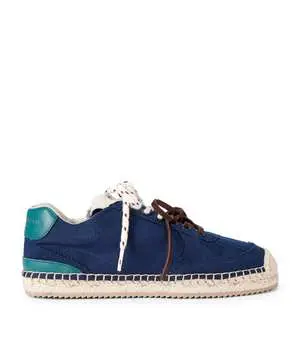 Kurt Geiger Kurt Canvas Espadrille Sneakers - Navy