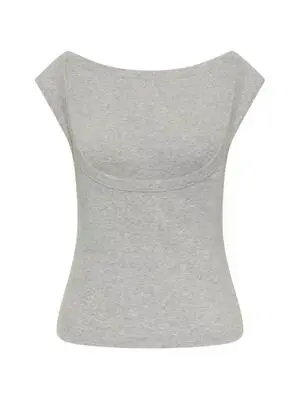 ST. AGNI Ballerina Top - Grey