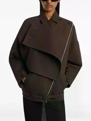 COURREGES Asymmetrical Trench Coat