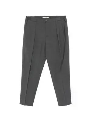 BRIGLIA 1949 Portobellos Pleated Trousers - Grey