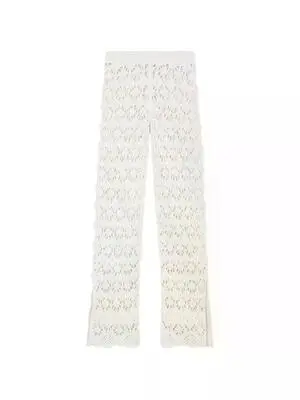 Alanui Lagoon Romance Trousers Neutrals