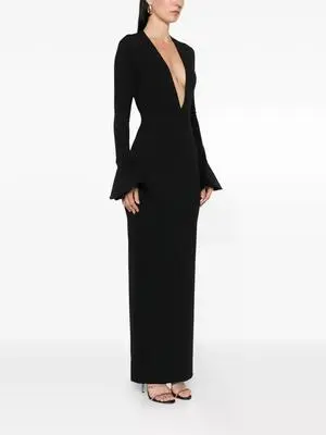 Solace London Hutton V-neck Maxi Dress
