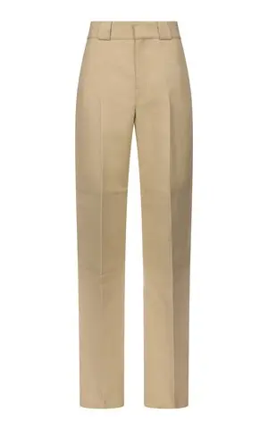 FFORME Nahla Cotton-silk Trousers - Tan