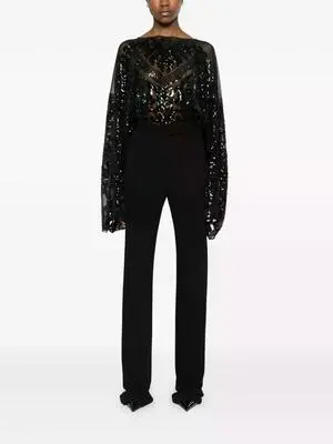 Norma Kamali Sequin Embellished Bodysuit
