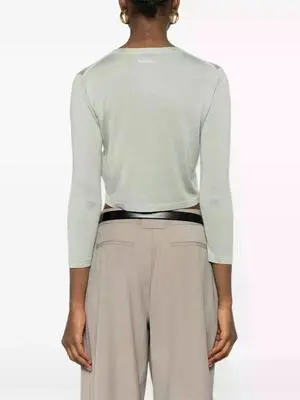 Max Mara Buttoned Cropped Cardigan
