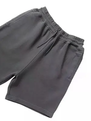 POWER GOODS Loopback Cotton Shorts With Drawstring Waist